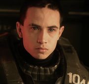 Dans Halo 4 : Forward Unto Dawn , à gauche aux côtés de Kelly et John.